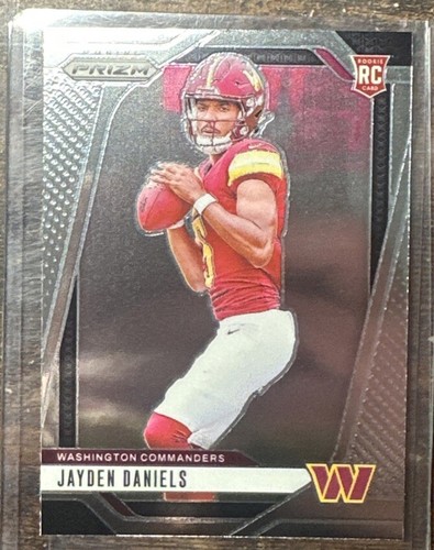 2024 Panini Prizm Jayden Daniels Washington Commanders Base Rookie Card ...