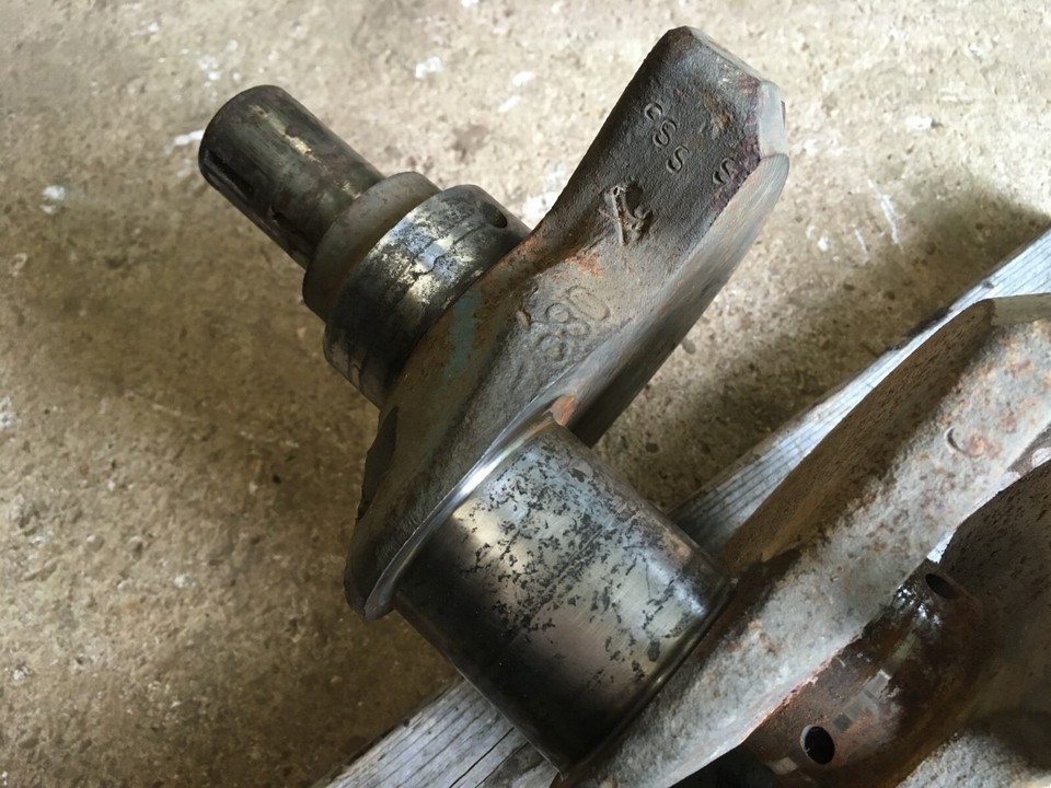 SBC Small block chevy small journal steel 327 crankshaft, 2680, stock ...