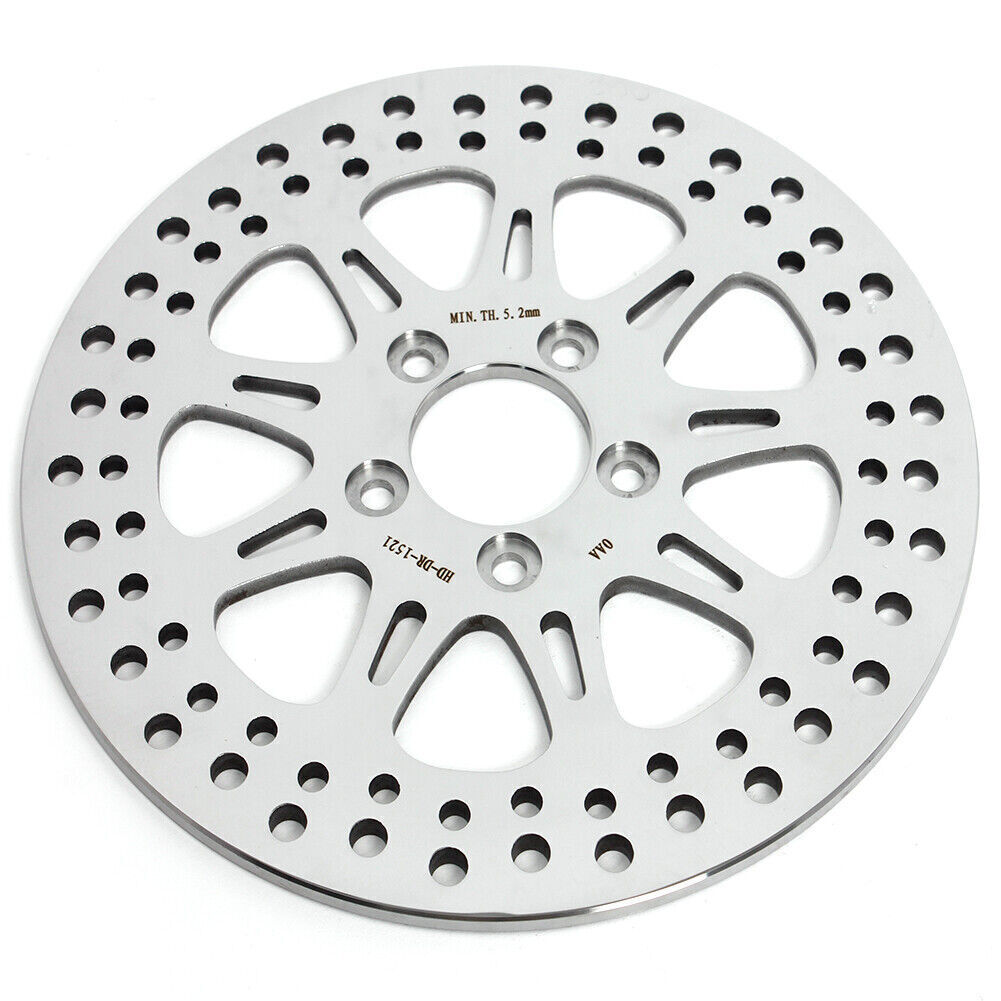 Polishing 11.8" Rear Brake Rotor For Harley Touring Electra Glide ...