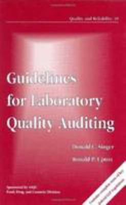 Quality and Reliability Ser.: Guidelines for Laboratory Quality ...