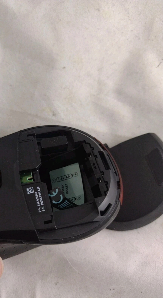 Logitech M510 Wireless Laser Mouse Red With USB Receiver & Side Buttons ...