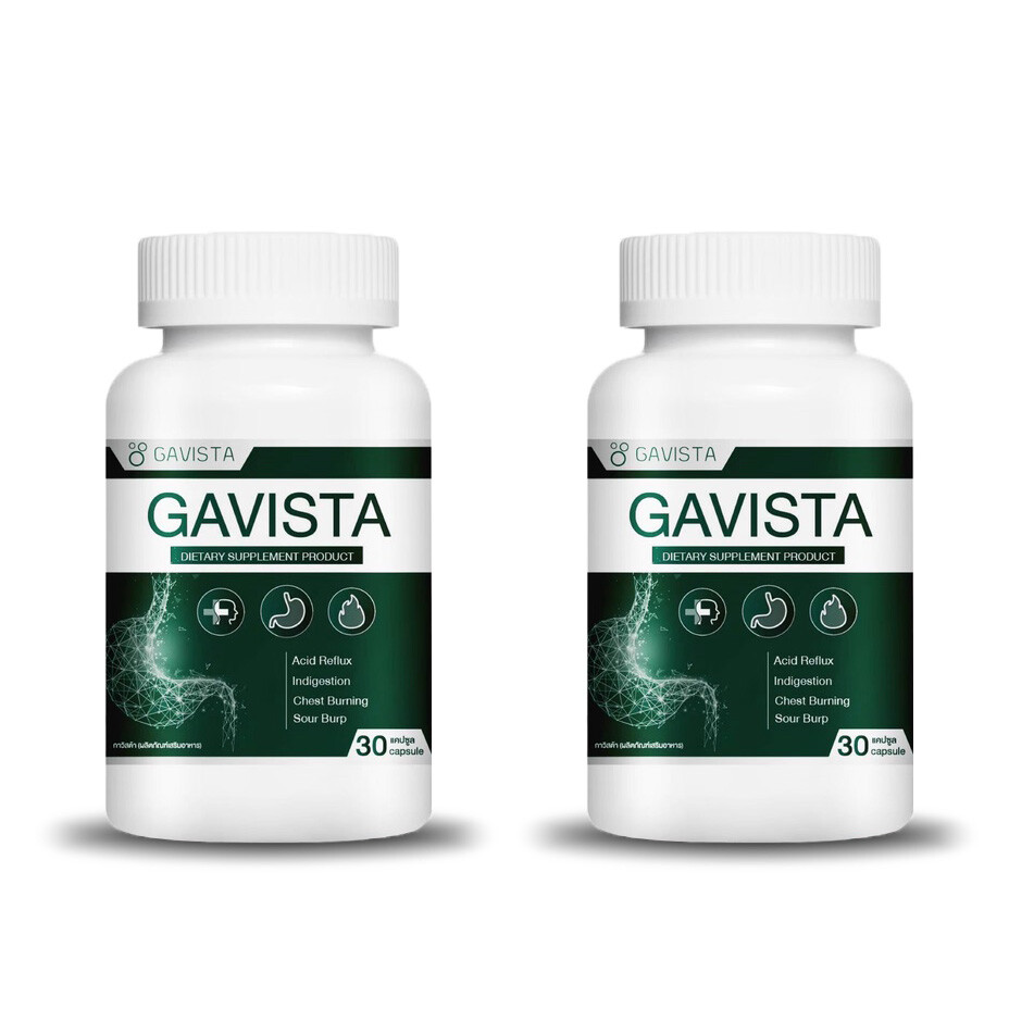 2X Gavista Suffering of GERD Acid Reflux Stomach Ulcers Fast Action 30 ...