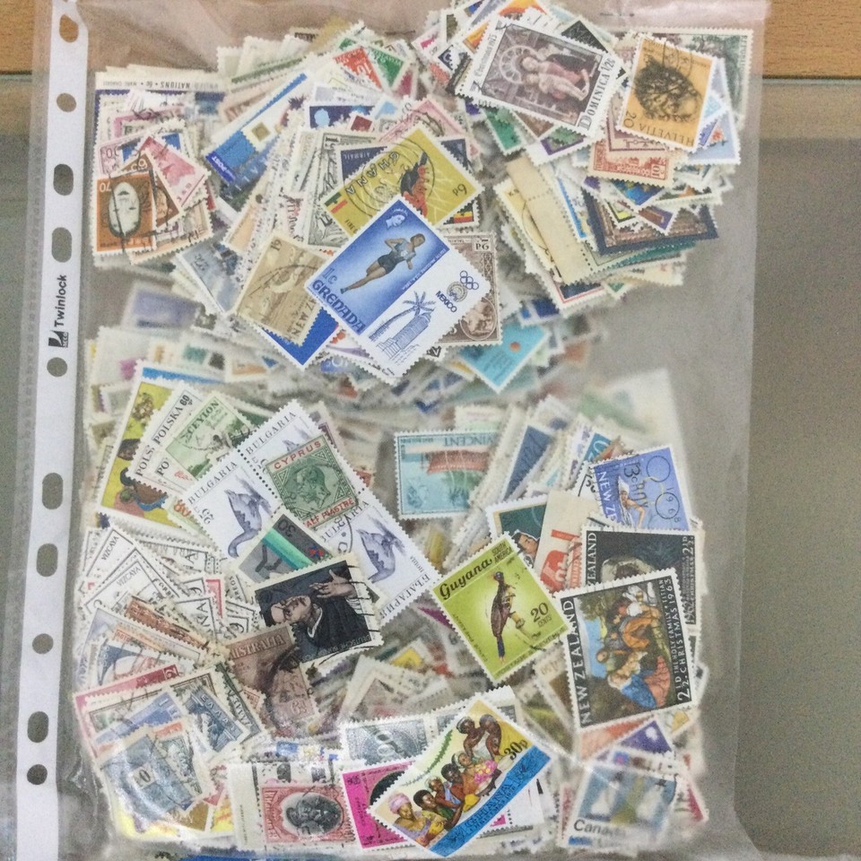 4005 Plus. WORLDWIDE STAMPS All Different OFF PAPER SUPER LOT Gas | eBay UK