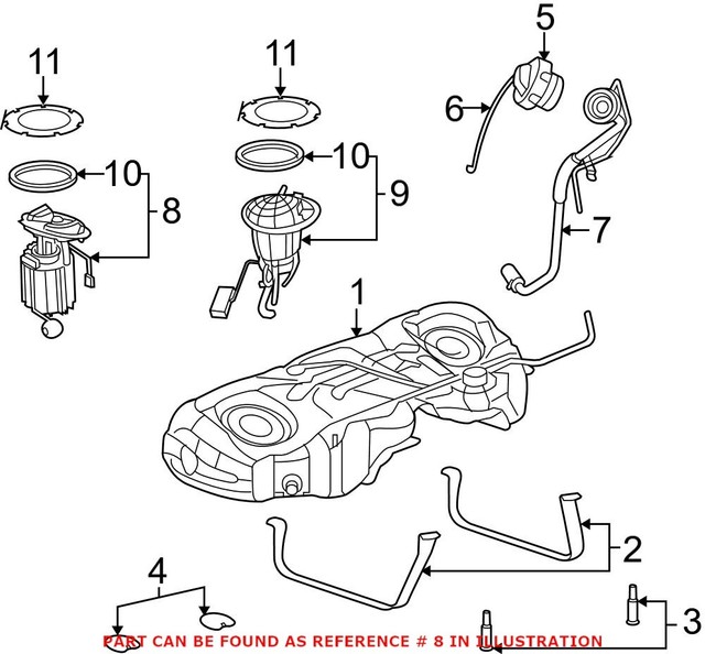 Genuine OEM Fuel Pump and Sender Assembly for Dodge 68102700AC for sale ...