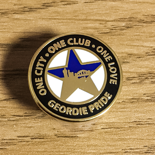 Newcastle 'One City One Club One Love' Geordie Pride Football Enamel ...