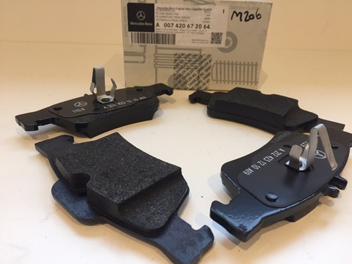 GENUINE NEW MERCEDES BENZ W212 E CLASS C218 REAR BRAKE PADS & SENSOR ...