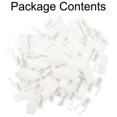 50*-White Plastic Car Instrument Panel Dashboard Rivet Retainer Clip ...