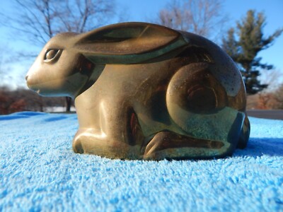 Vintage Bunny Rabbit Coin Bank Brass Hong Kong 3 1/2" | eBay