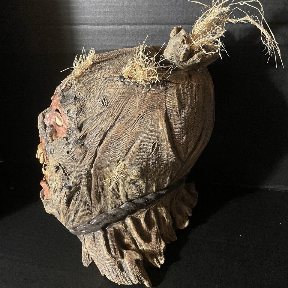 Scary Horror Lifelike Spirit Halloween Mask Prop Decoration Latex Full ...