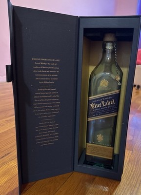 Johnie Walker Blue Label Empty Bottle With Box | eBay