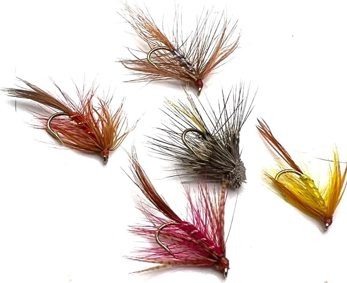 4 6, 8 or 12 Trout fly fishing DABBLER flies BARBED OR BARBLESS SIZE 10 OR 12 | eBay UK