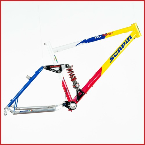 NOS SCAPIN PRO RACER FS-X2 FRAME VINTAGE FULL SUSPENSION MTB MOUNTAIN ...