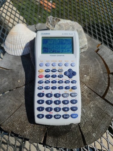 Casio FX-9750G Plus Power Graphic Calculator Tested Working With Cover ...