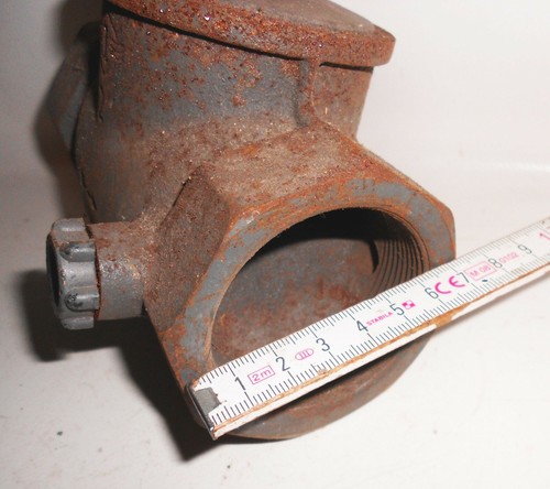 Altes Absperrventil Absperrhahn Ø ca. 5,6 cm Hahn Deko Sperrhahn ...