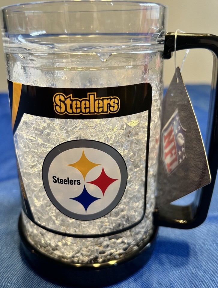 Pittsburgh Steelers Duck House Sports Freezer Mug Crystal Beer Stein ...