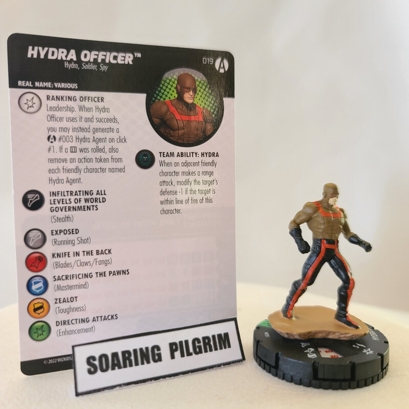 Marvel Heroclix HYDRA OFFICER - 019 - UNCOMMON Avengers Forever | eBay