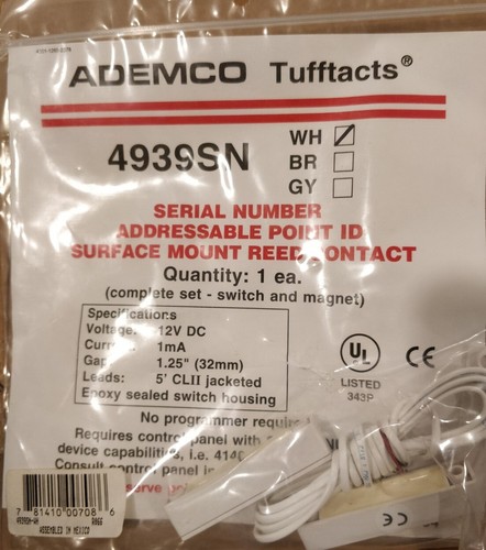 Honeywell 4939SN-WH Magnetic Contact 4939SN | eBay