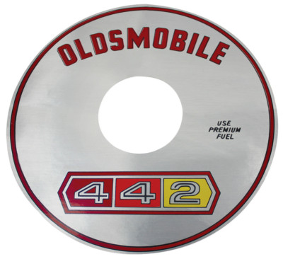 Reproduction 11" 442 Air Cleaner Decal 1965 Oldsmobile 442 and Cutlass ...