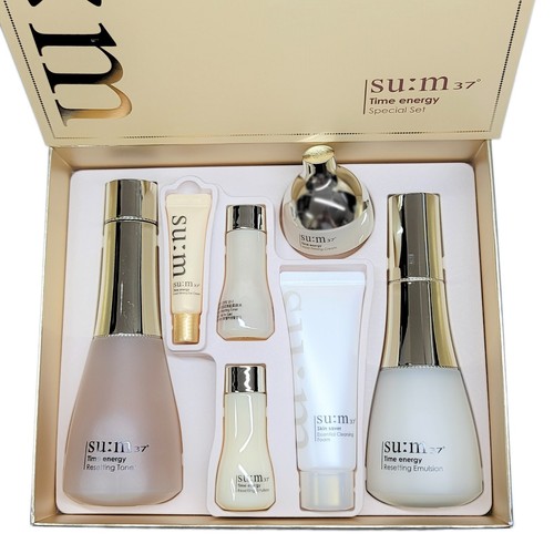 Sum 37 Time Energy Skin Resetting Duo set/Toner+Emulsion+Travel Kit/su ...