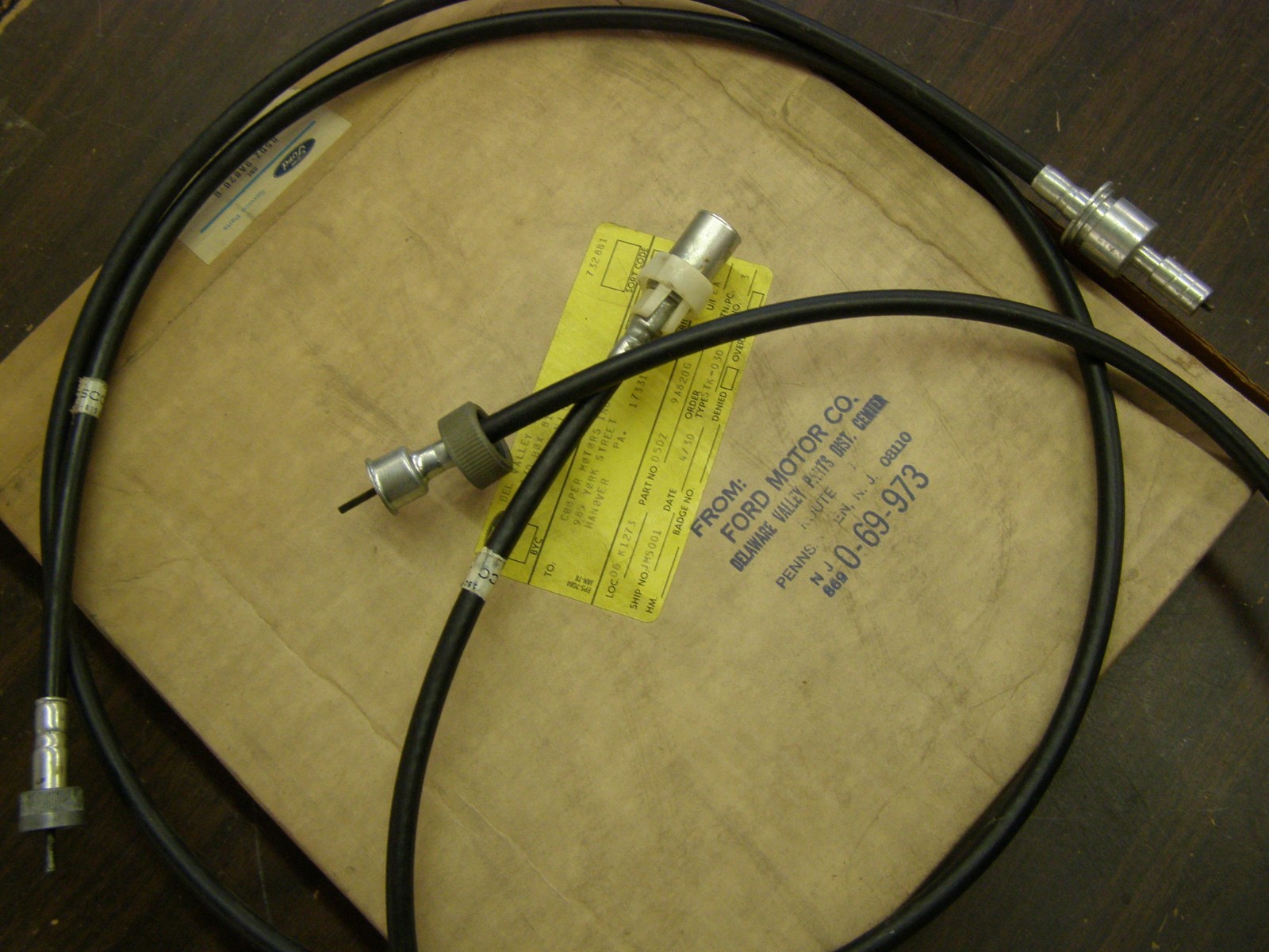 NOS OEM Ford 1975 1978 Granada Speedometer Cable Kit 1976 1977 for ...