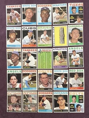 1964 Topps Baseball Card Lot of 45 VG-VGEX Stars Rookies Colavito ...