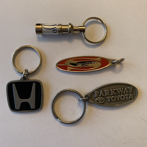 Lot Of 4 Honda Toyota Allan Candy Hamilton Ontario Keychains Key Rings ...