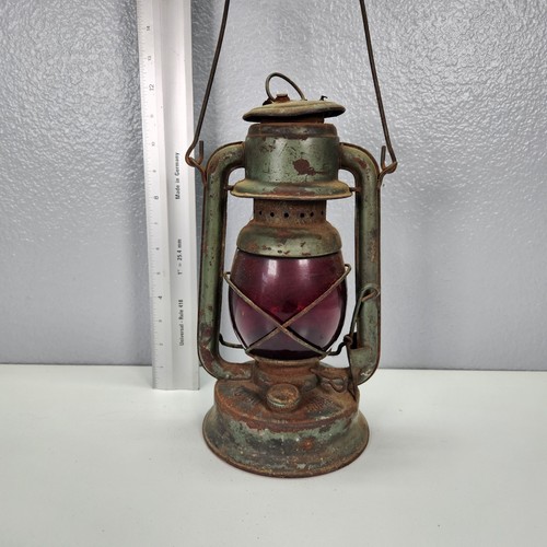 Vintage Embury Little Supreme No. 150 Kerosene Oil Railroad Lantern w ...