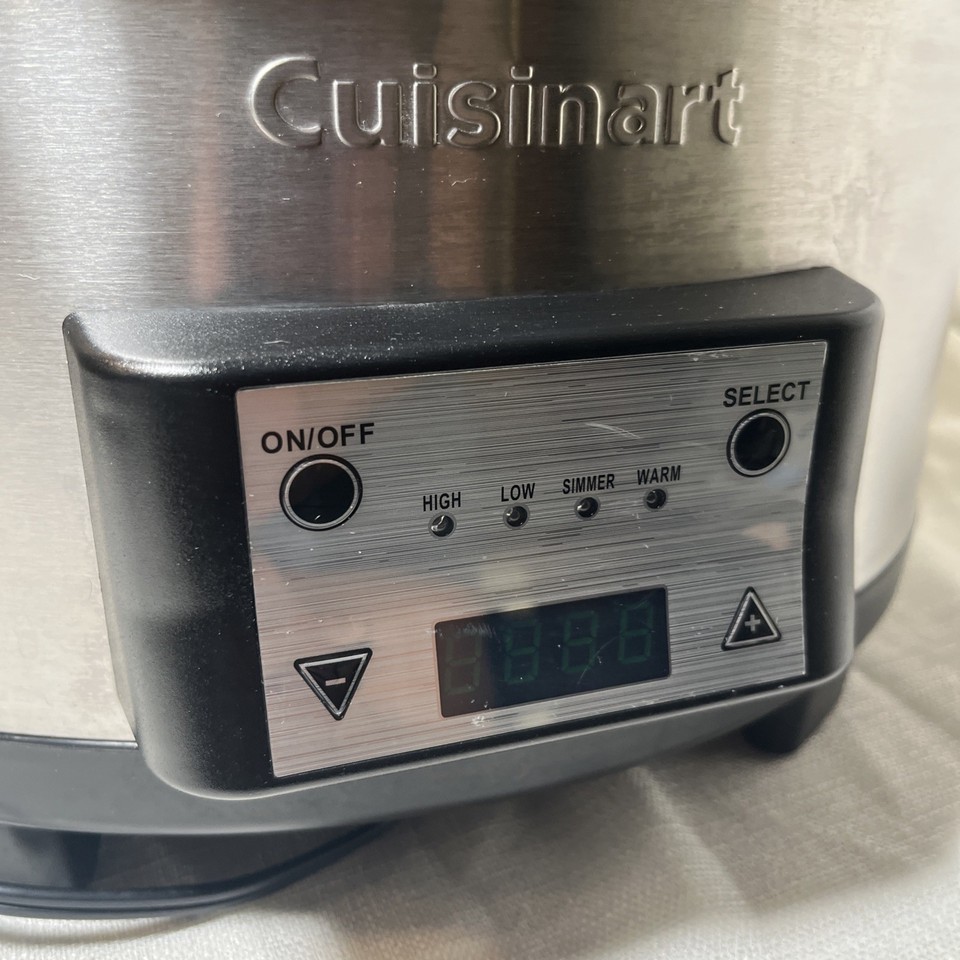 Cuisinart PSC-625 Slow Cooker 6.5qt Large Stainless Programmable Tested ...