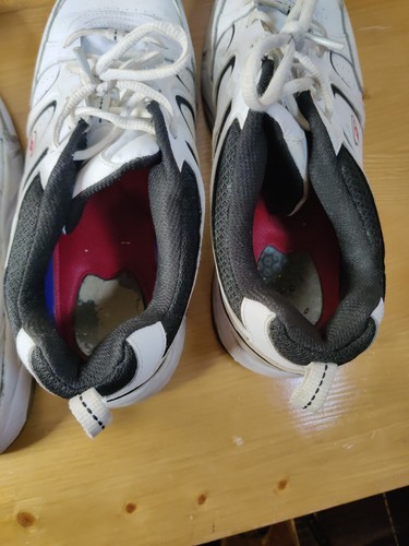 Lot Of 2 Dr. Scholl's Prodigy Mens White Comfort Walking Shoes Sneakers ...