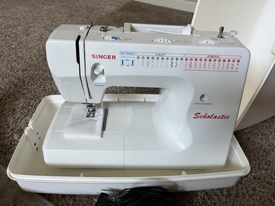 Singer Scholastic Sewing Machine 50T8 E99670 With Pedal & Case Tested ...