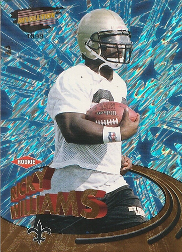 SAINTS RICKY WILLIAMS RC OPENING DAY ISSUE #110 1999 REVOLUTION ROOKIE ...