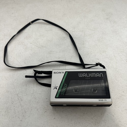 Rare Sony Walkman Wm-11 Stereo Cassette Player Parts or Repair 1979 As ...