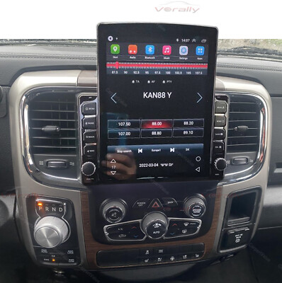 9.7" SCREEN UPGRADE DISPLAY FOR DODGE RAM 1500 CARPLAY ANDROID AUTO ...