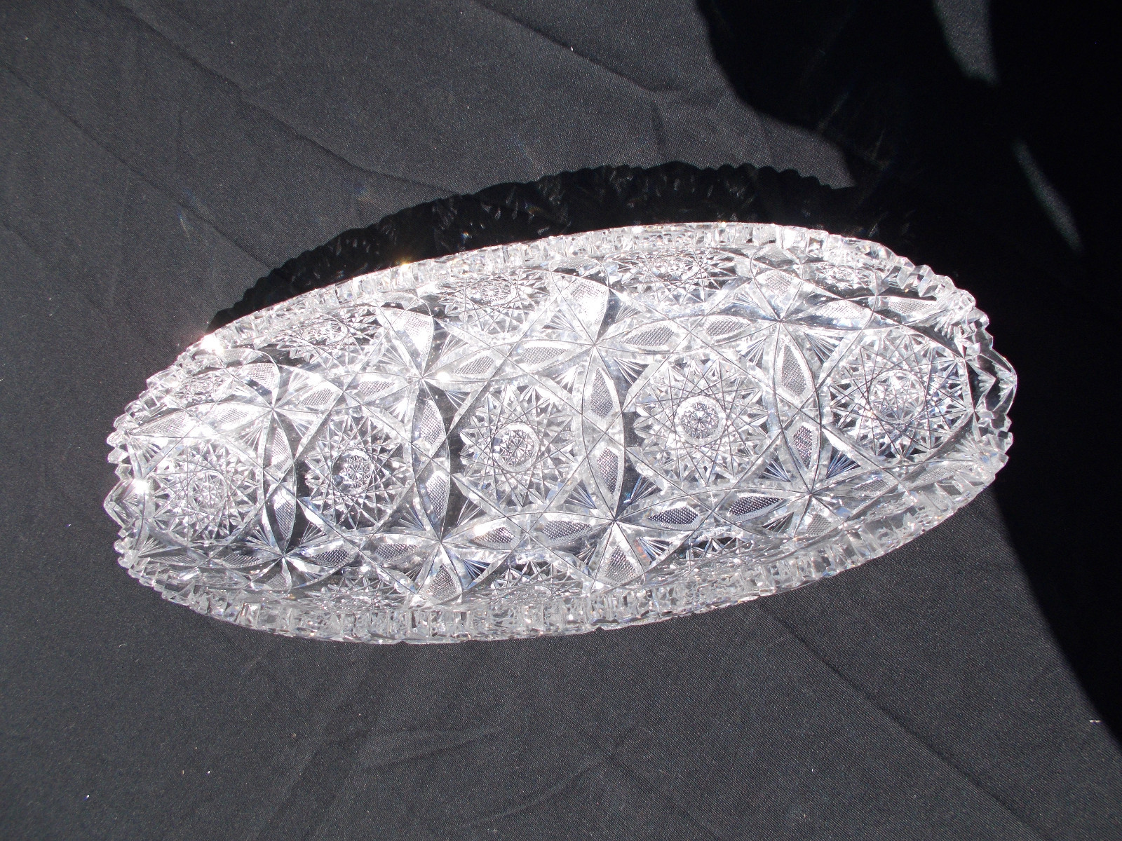 Antique ABP Cut Glass Celery Dish / Premiere pattern by JD Bergen of ...