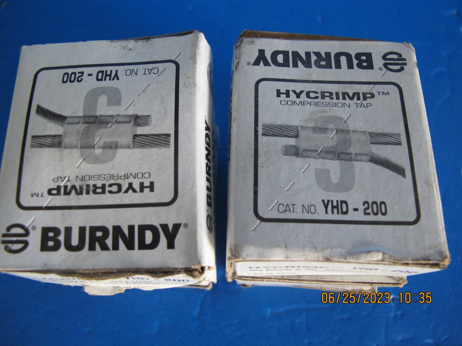 Set of six BURNDY YHD-200 HYCRIMP (QTY 6) | eBay
