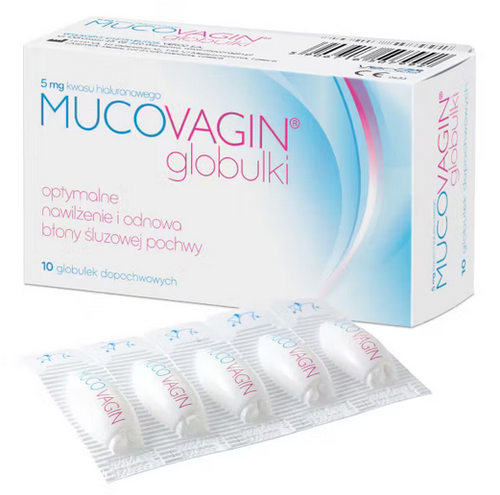 MUCOVAGIN globulki SUCHOŚĆ nawilżenie regeneracja POCHWY 5906716507992 ...