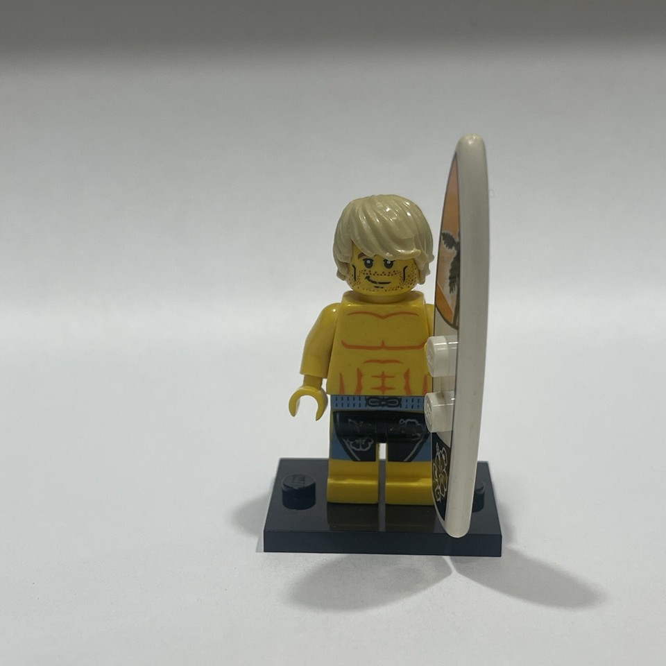 Lego Surfer Minifigure Series 2 Complete Collectible 8684 CMF HTF Lot ...