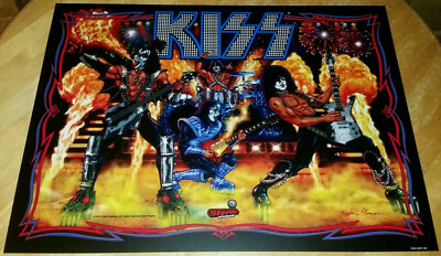 Stern Kiss Pro Pinball Machine Translite 830-52H1-00 NOS! Free Shipping ...