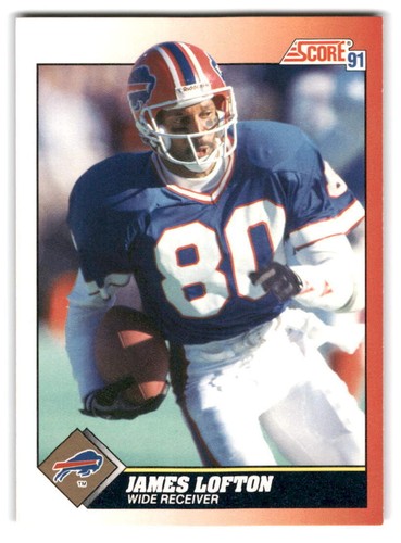 James Lofton 1991 Score #180 Buffalo Bills FOOTBALL | eBay