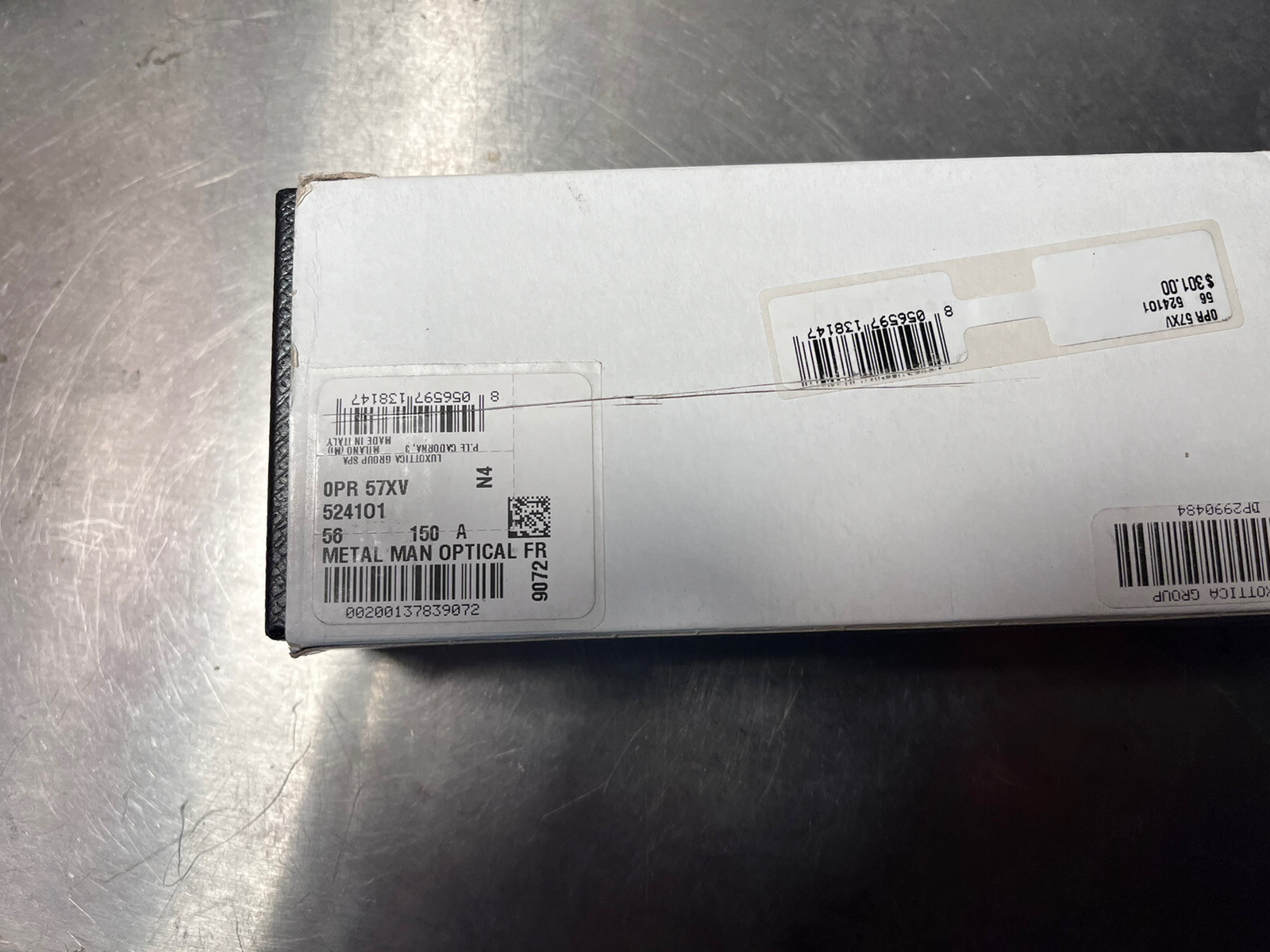 Prada Eyeglasses Frames PR 57XV -524101-56 Matte Silver | eBay