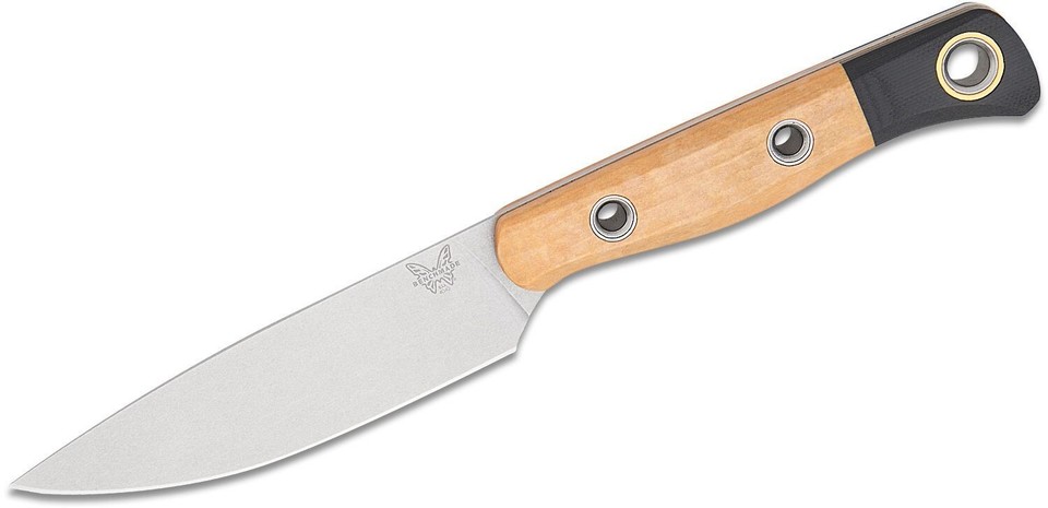 Benchmade Cutlery 3 Piece Kitchen Chef Knife Set, Maple Valley Richlite ...