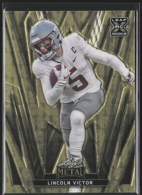 2024 Leaf Metal #143 Lincoln Victor Base Gold Super Prismatic 1/1 | eBay