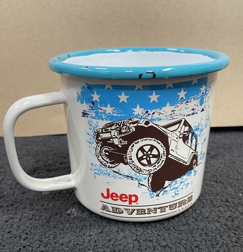 Jeep Wrangler Adventure Enamel Metal Mug / Cup | eBay