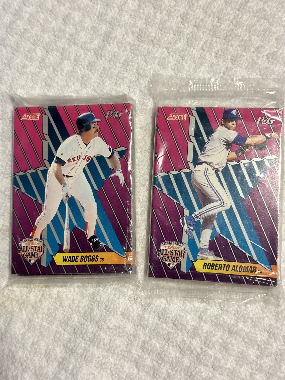 Score P&G 1992 All Star Game Baseball Card Complete 18 Card Set ...