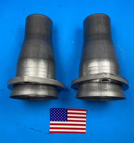 3"Ball Header to 2.25"Aluminized 3 Bolt flange Socket Exhaust Collector ...