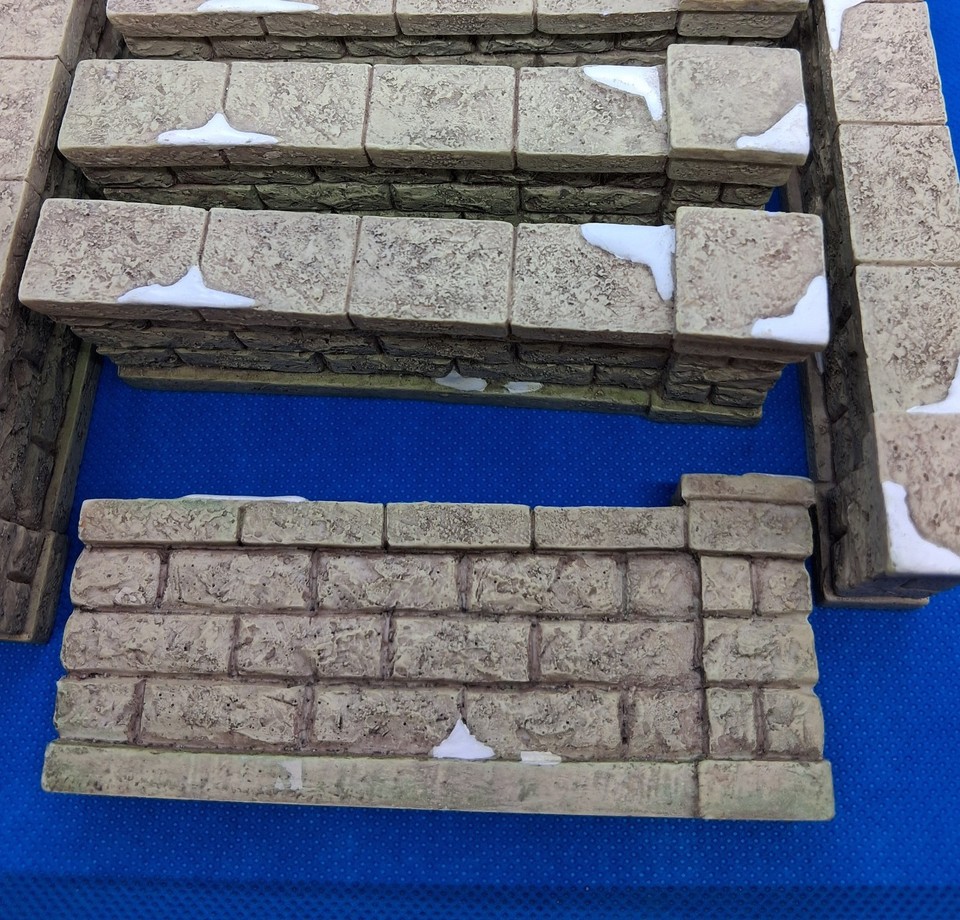 Dept 56 Camden Park Square Stone Wall Set of 12 Christmas Victorian ...