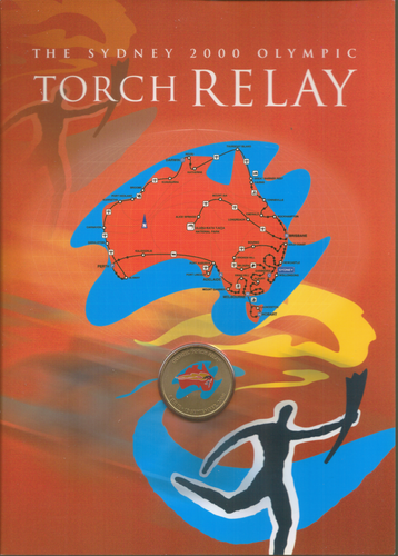 THE SYDNEY 2000 OLYMPIC TORCH RELAY FOLDER with MEDALLION | eBay Australia