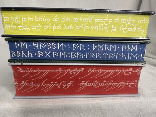 Hobbit Lord of Rings Silmarillion Illustrated Tolkien Sealed Hardback ...
