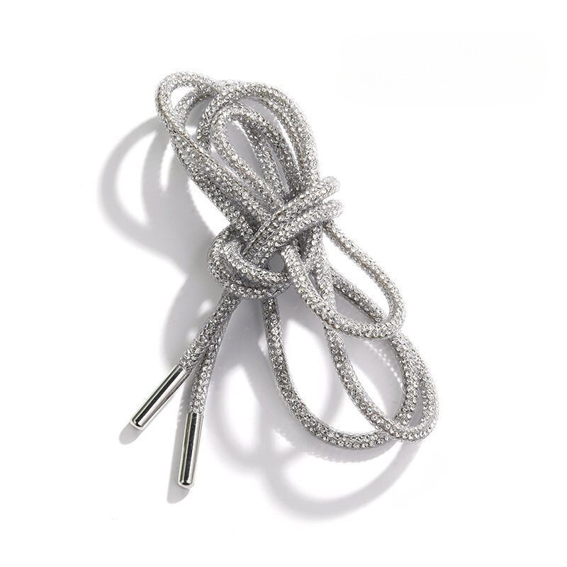 2pcs Rhinestone Shoe Laces Hoodie String Mesh Rope Replacement ...