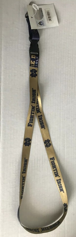 Notre Dame Golf, Lanyard (2-Sided), 20” x 3/4” In. (50.8 x 1.9 cm) FREE ...